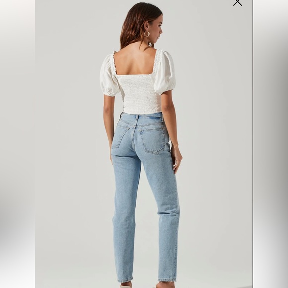 Astr | Tops | Astr Lace Up Puff Sleeve Corset Top | Poshmark